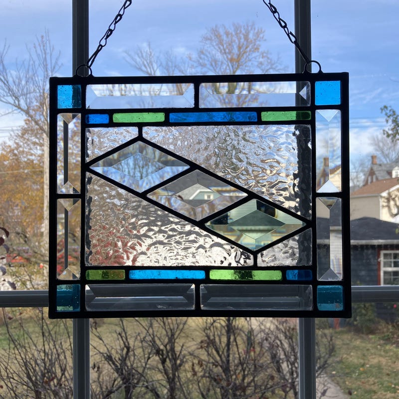 Leaded Glass Panel - Etsy
