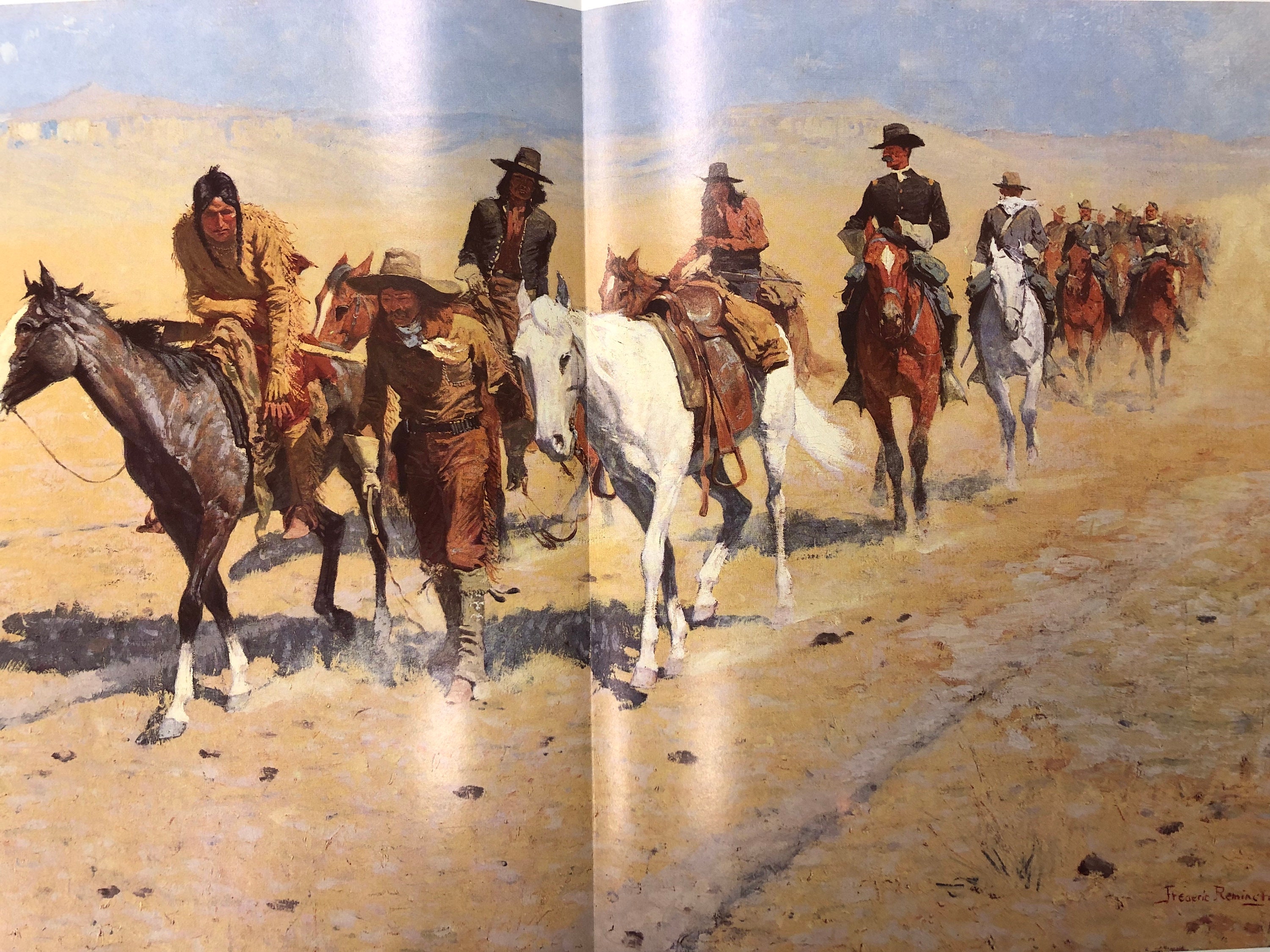 7 FREDERIC REMINGTON Art Plates, Book Plates, Full Color, Vintage ...