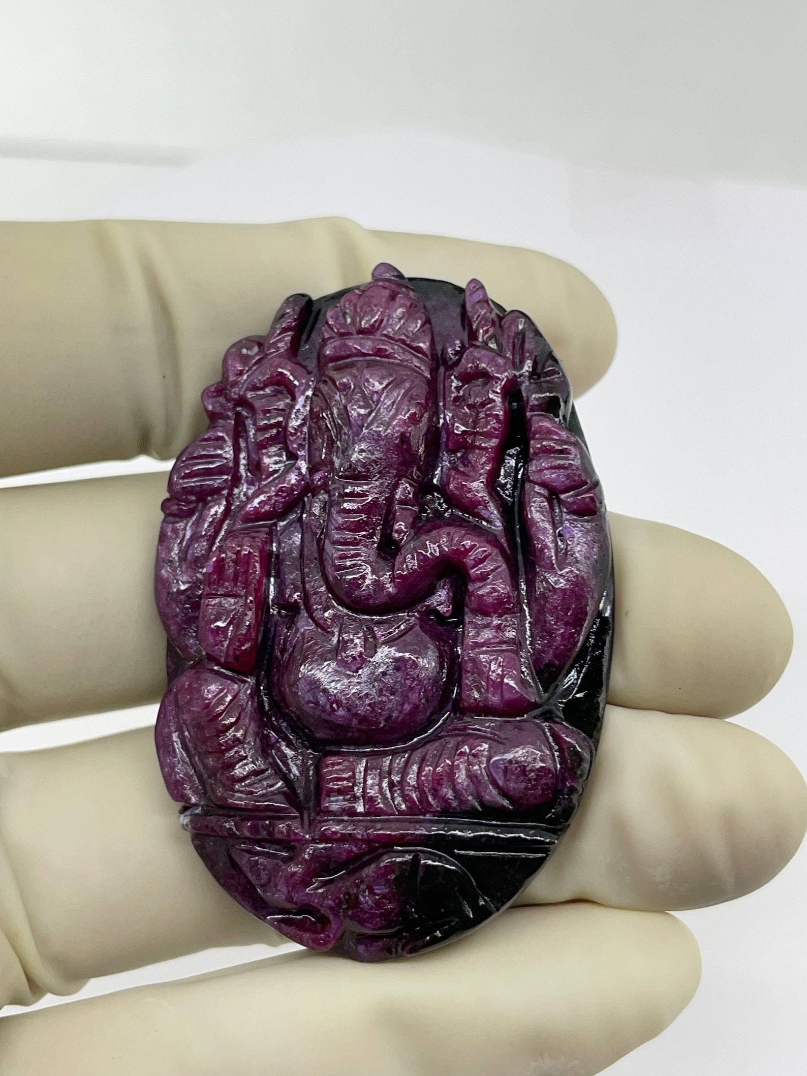 Natural Ruby Ganesha Idol, Lord Ganesha Ji Statue, Spiritual Gifts ...