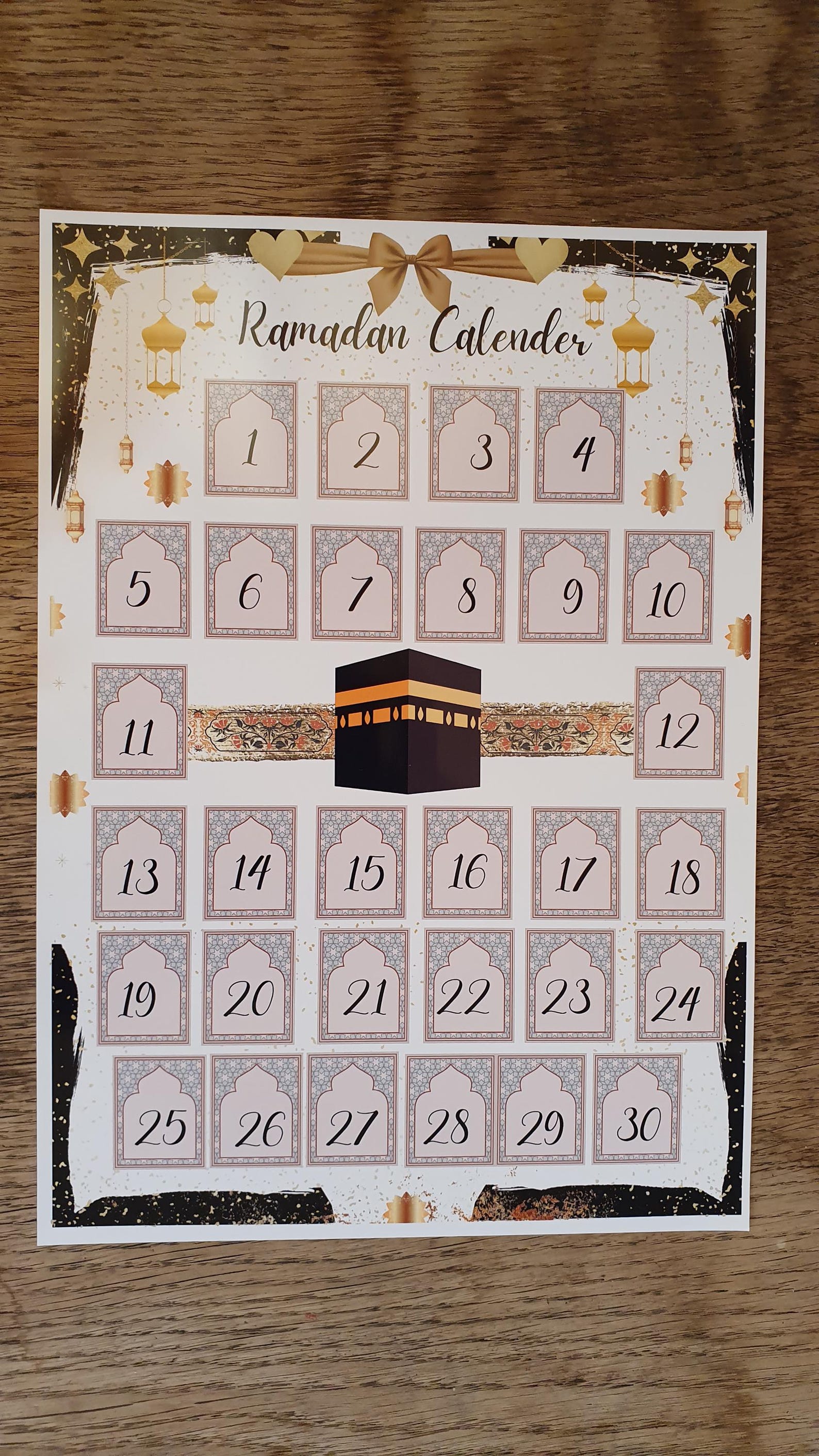 Ramadan Calendar 2025, Ramadan Calendar Kids, Printable Islam Ramadan ...