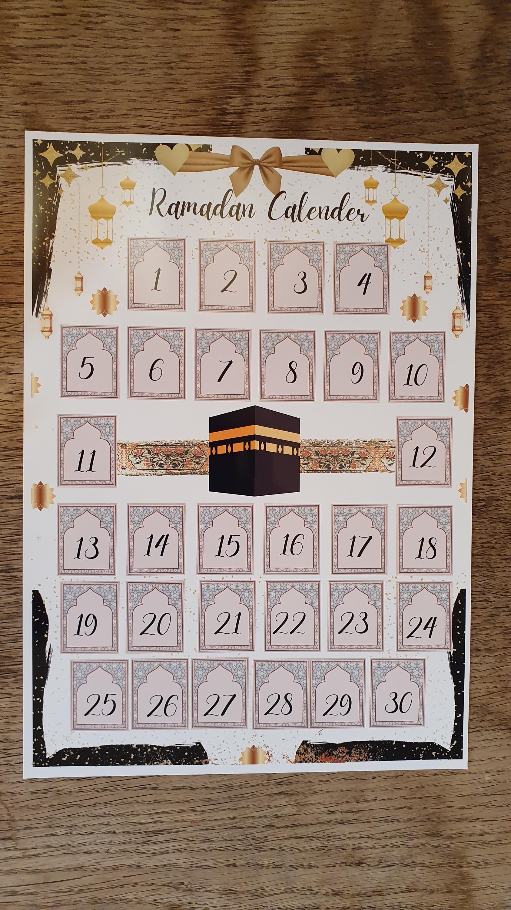 Ramadan Calendar 2025, Ramadan Calendar Kids, Printable Islam Ramadan ...