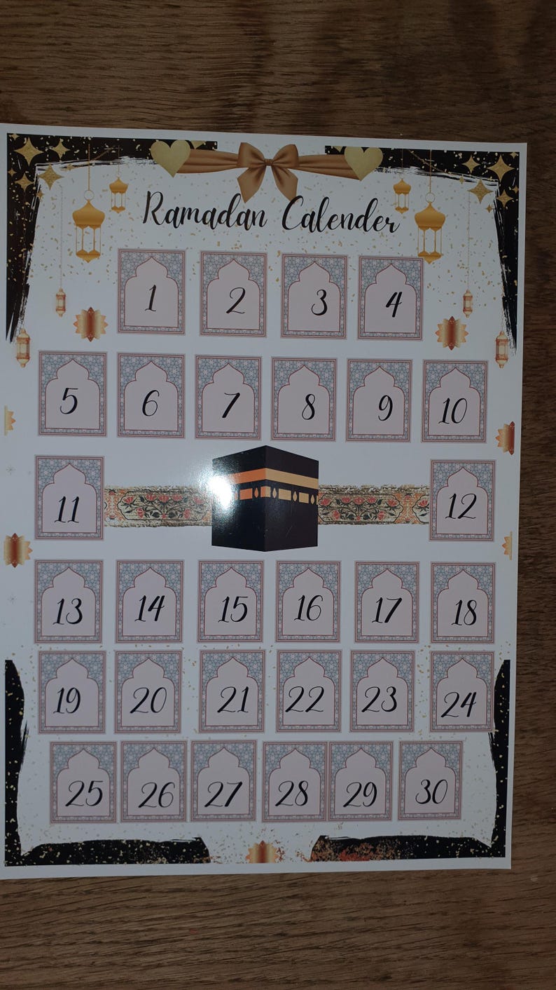 Ramadan Calendar 2025, Ramadan Calendar Kids, Printable Islam Ramadan ...