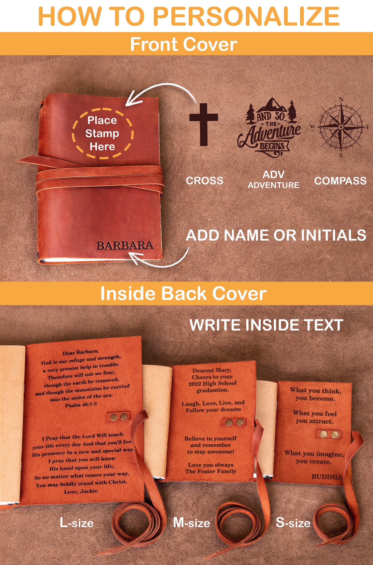Personalized Prayer Journal Christian Gift for Men Wrap - Etsy