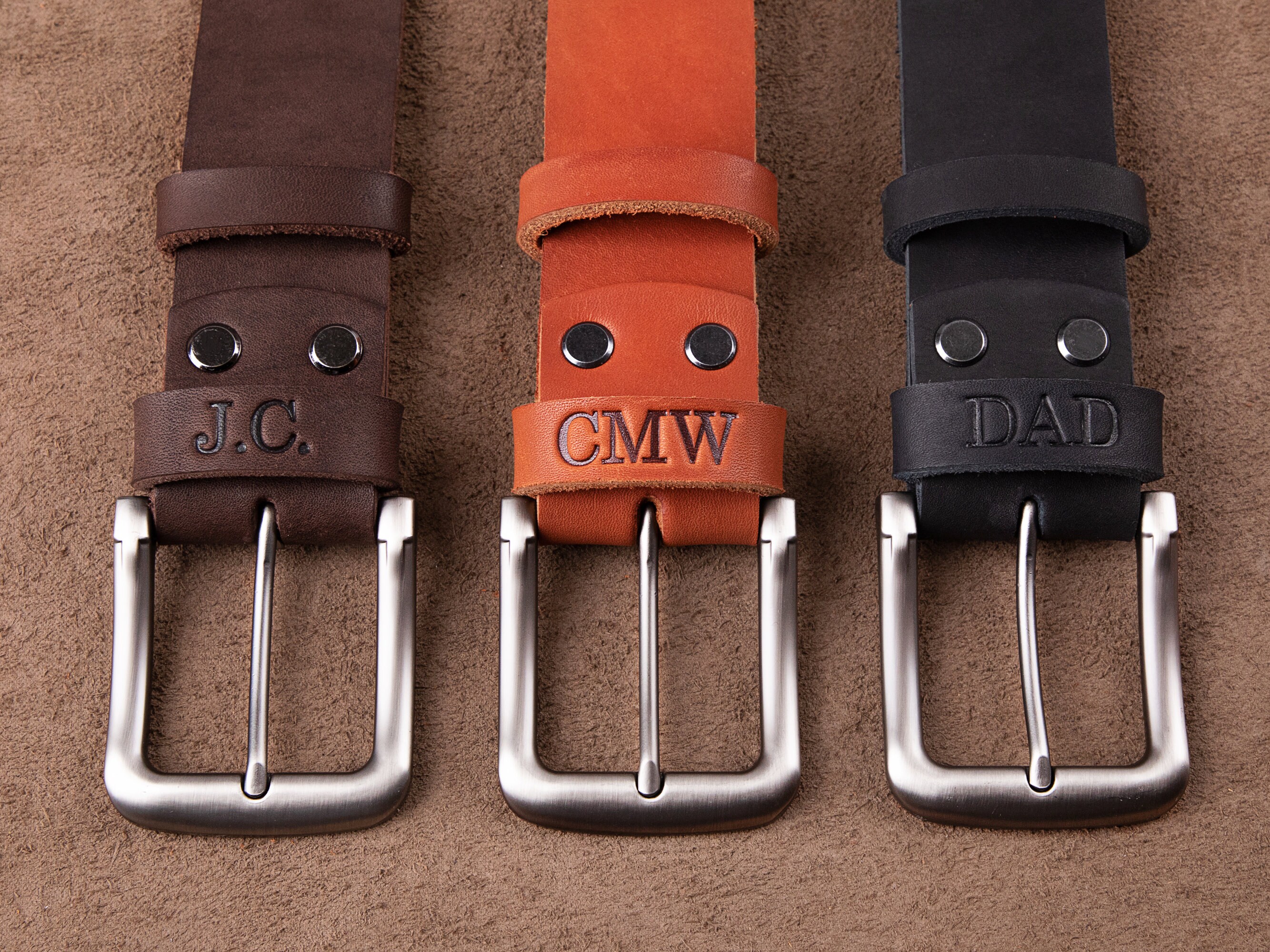 Custom Leather Handmade Belts for Men Personalized Mens - Etsy