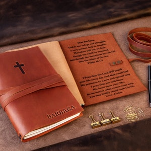Pastor Leather Journal Notebook Religious Men Gift Womens - Etsy
