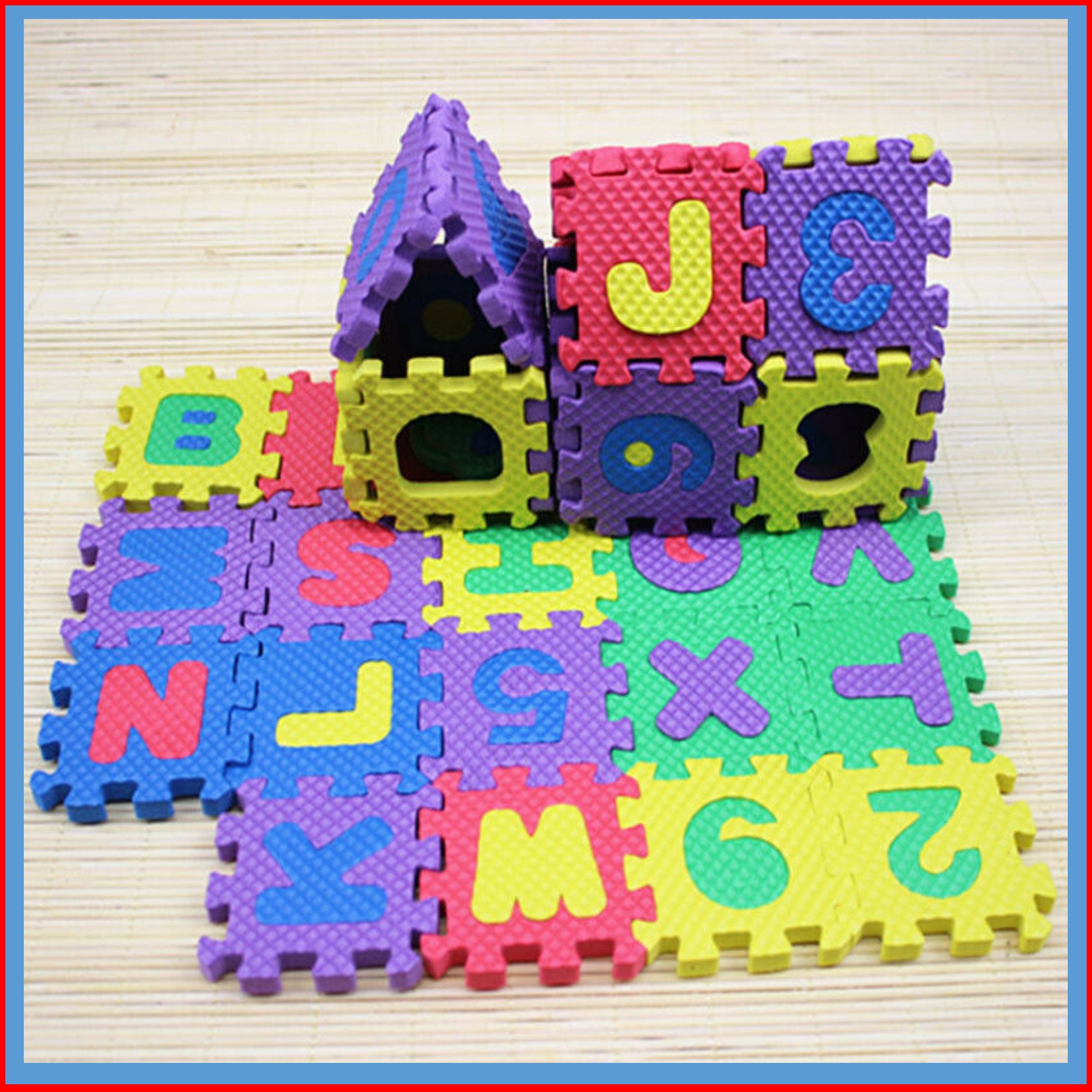 Number Alphabet Puzzle Foam Maths 36 PCS Educational Toy | Etsy