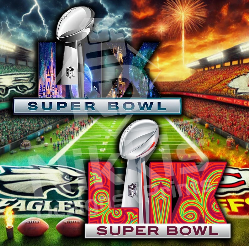 Superbowl 2025 Logo Instant DOWNLOAD PNG - Etsy Australia