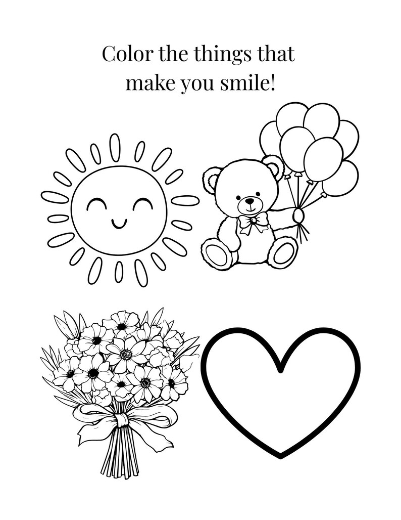 Kids Grief Coloring Book - Etsy