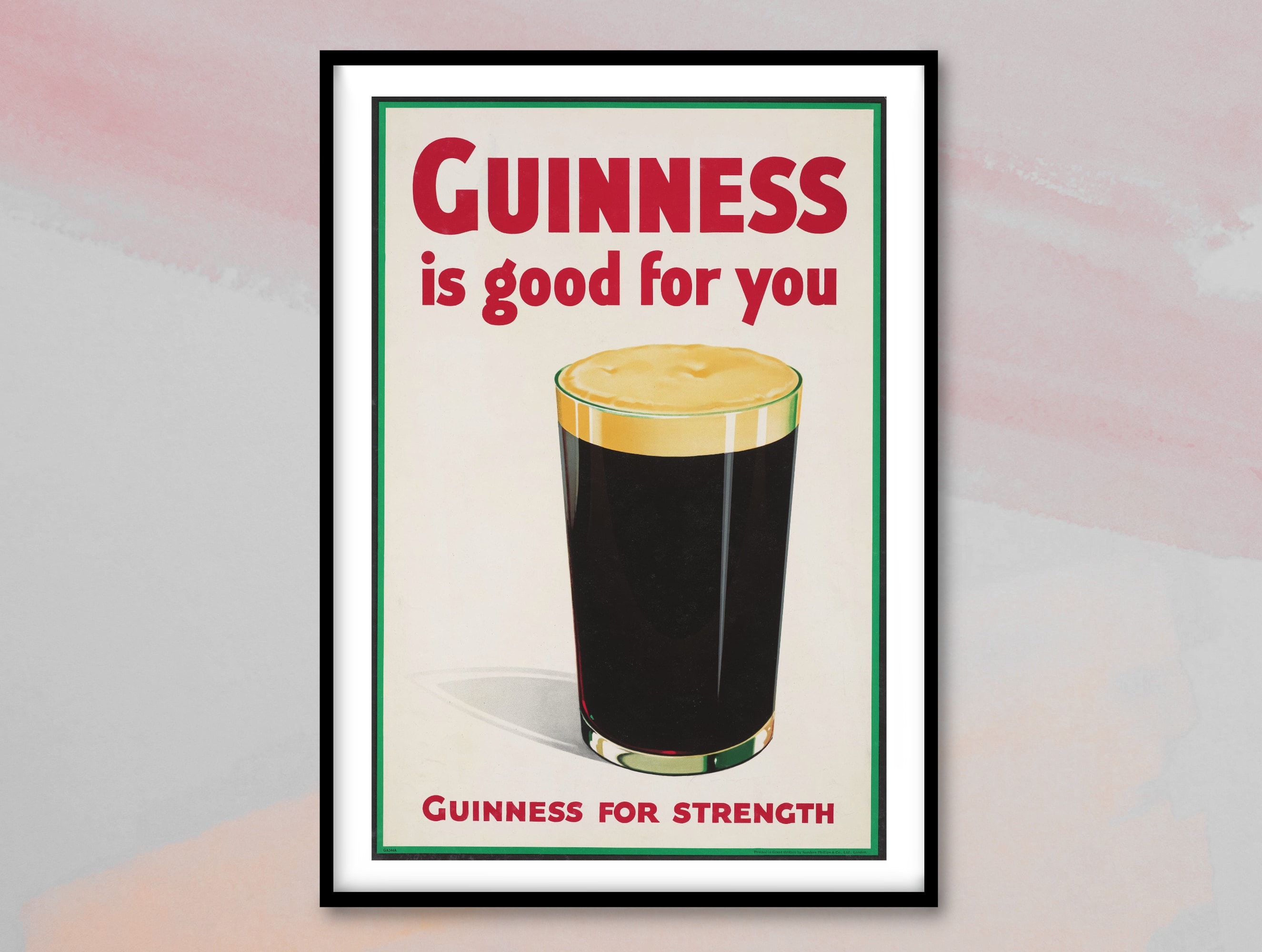 Guinness Is Good For You Poster