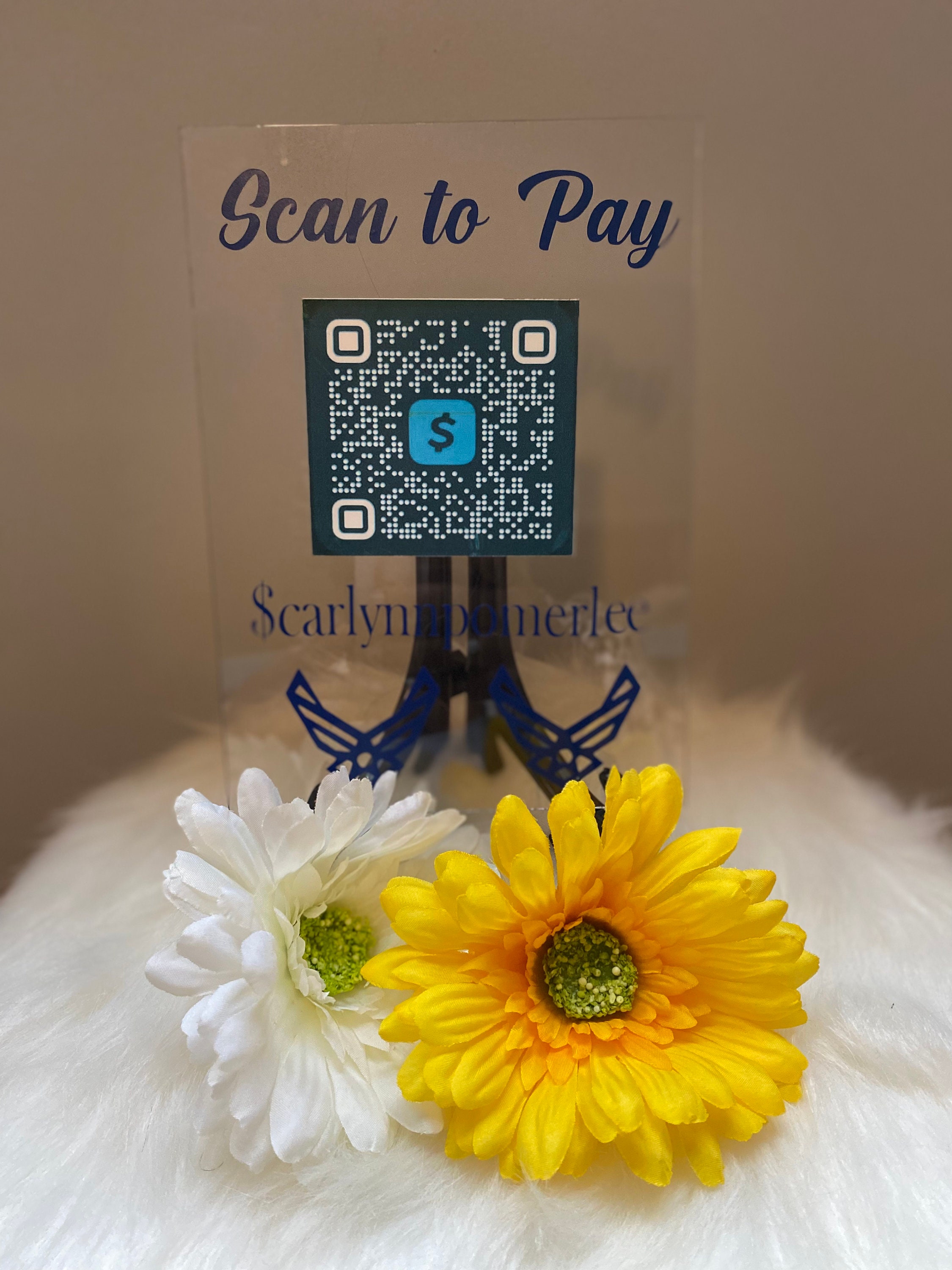 QR code Cashapp Plaque | Etsy