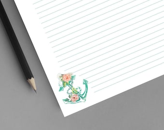 Nautical Stationery Writing - Etsy