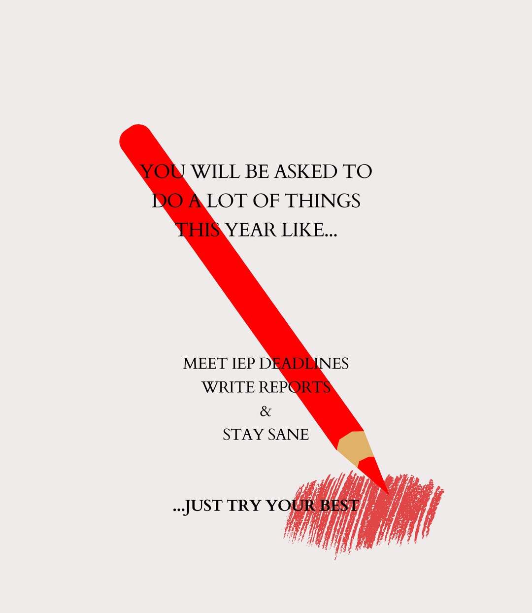 Try Your Best Poster - Etsy