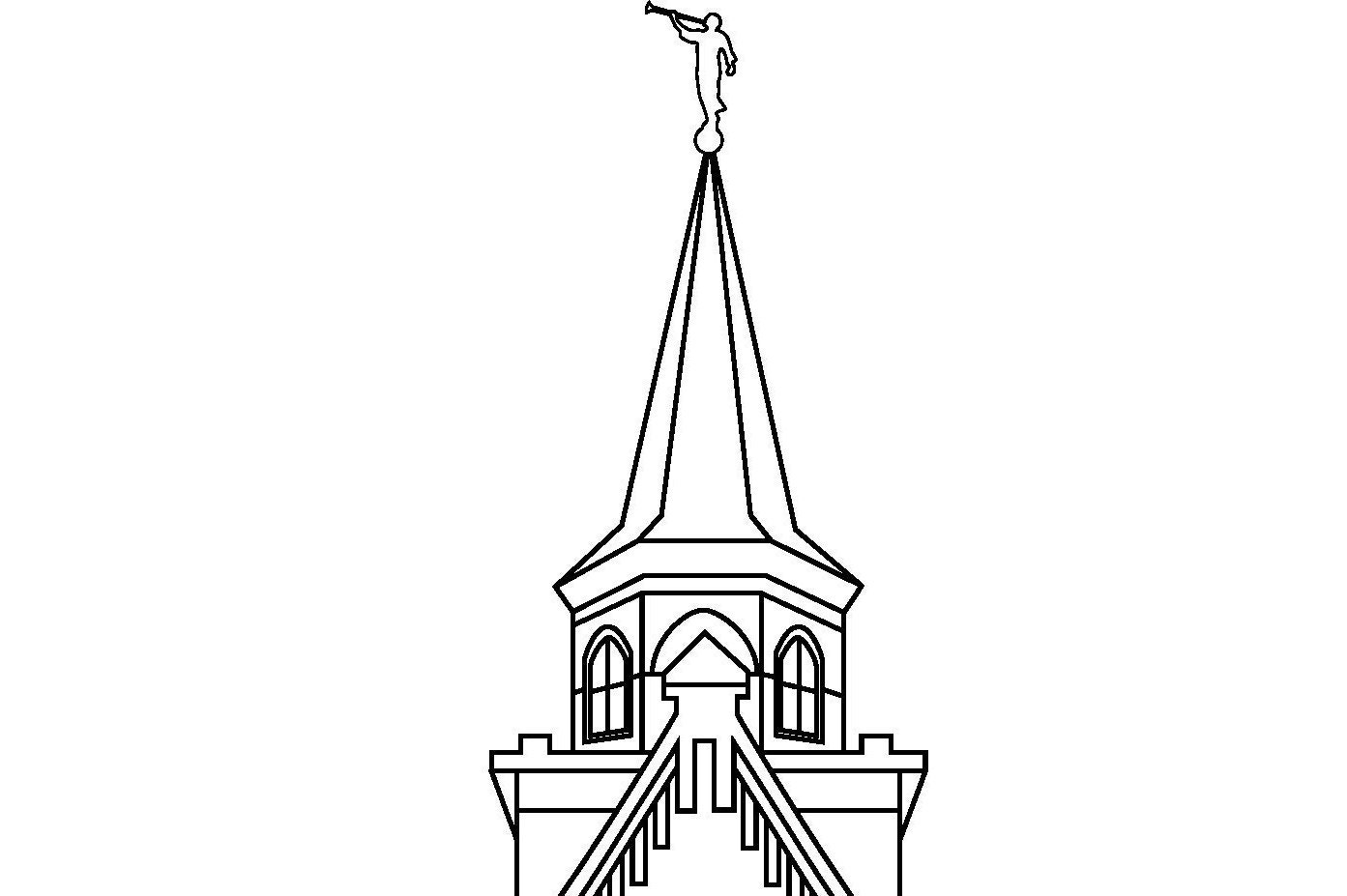 Printable Coloring Page LDS Provo City Center, General Conference ...