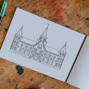 Printable Coloring Page LDS Provo City Center, General Conference ...