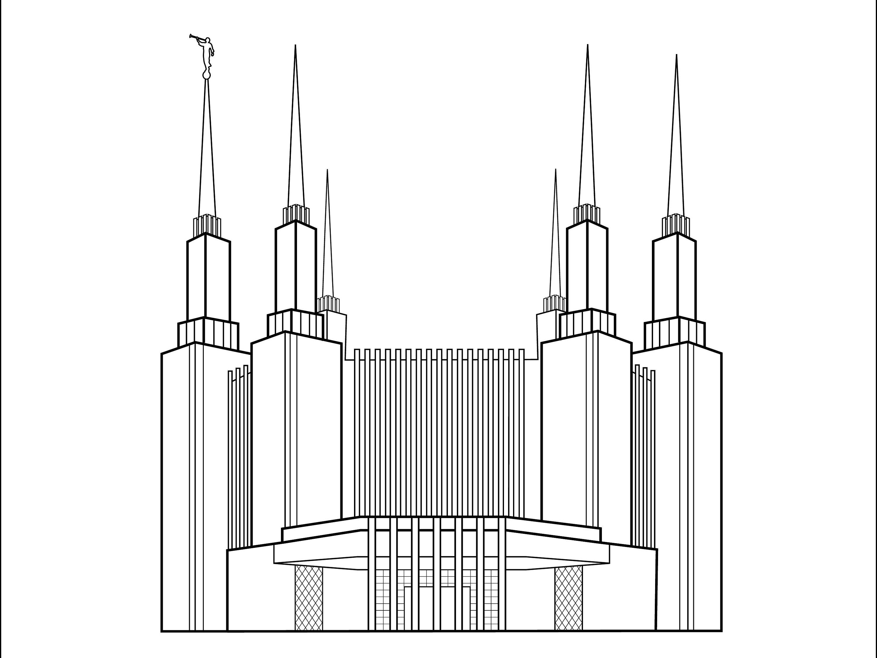 Washington DC Temple Vector, LDS Temple Art (svg, Png, Pdf) - Etsy