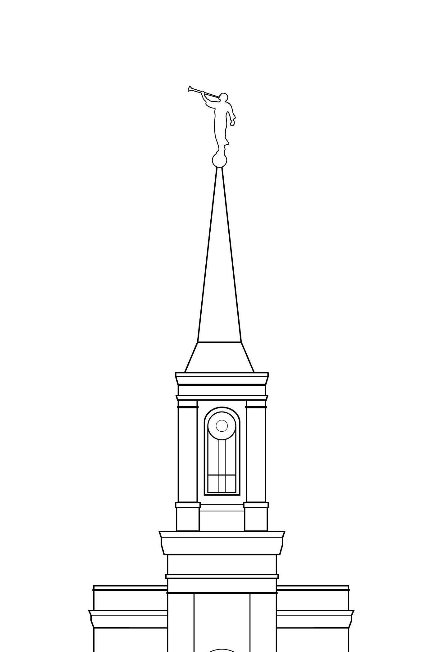 Digital Star Valley Wyoming Temple Vector, LDS Temple Art, Glowforge ...