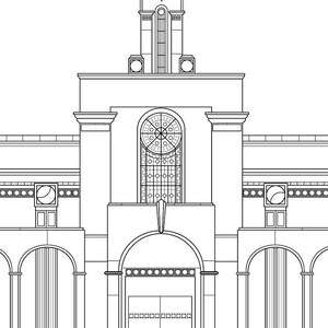 Digital Bountiful Temple, Vector, Digital Use, Glowforge, LDS Temple ...