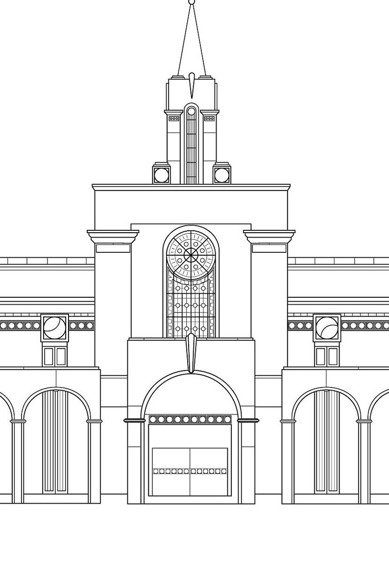 Digital Bountiful Temple, Vector, Digital Use, Glowforge, LDS Temple ...