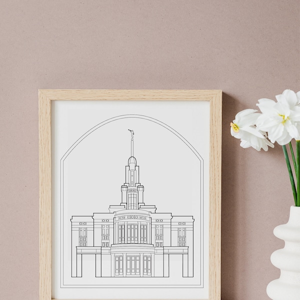 8x10 Lds Temple Printable - Etsy