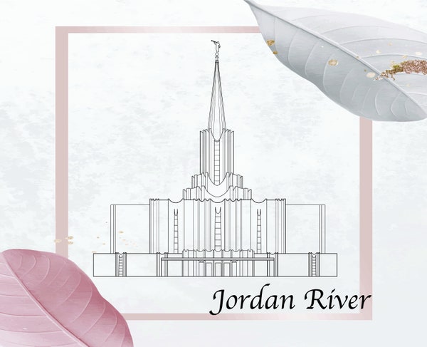 Salt Lake Temple Drawing Printable File - Etsy Canada