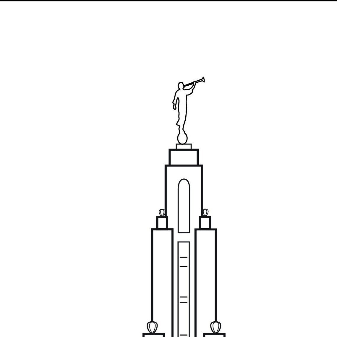 Digital Redlands Temple, Vector Image, Digital Use, Glowforge, Clip Art ...