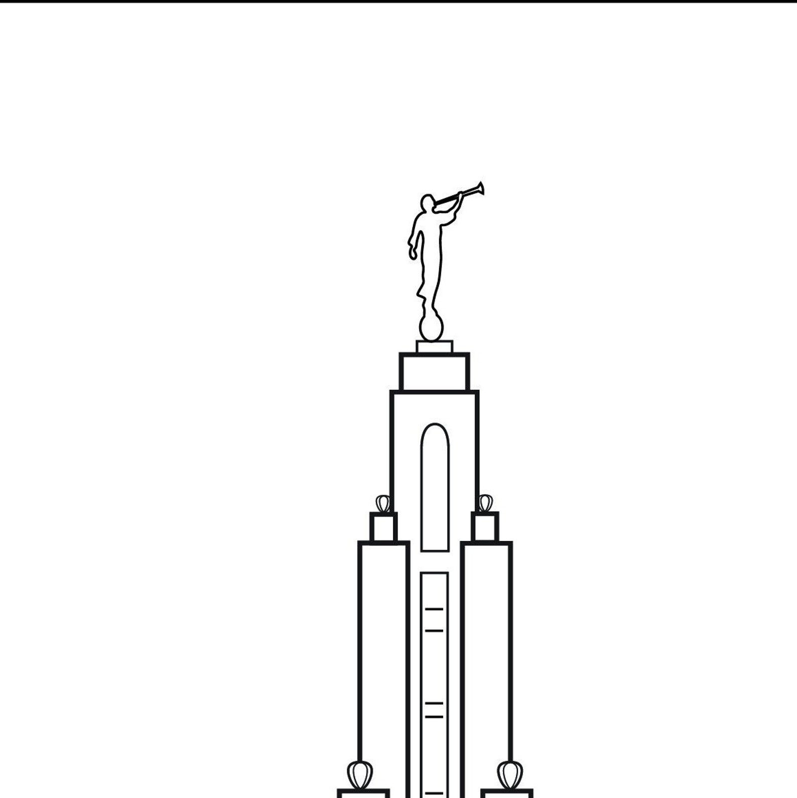 Digital Redlands Temple, Vector Image, Digital Use, Glowforge, Clip Art ...