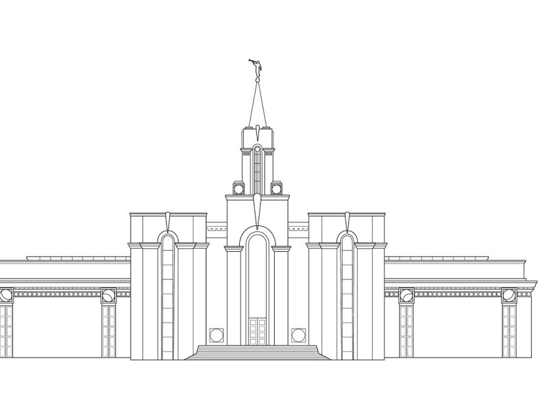 Digital Bountiful Temple, Vector, Digital Use, Glowforge, LDS Temple ...