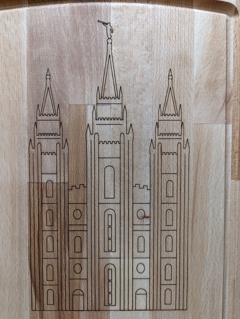 Digital Salt Lake Temple, Vector, Digital Use, Glowforge, Clipart, SVG ...