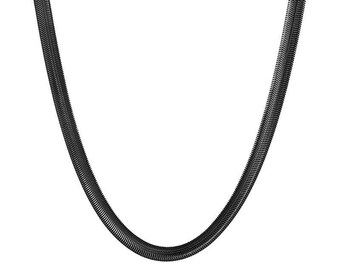 Mens Black Titanium Chains | Etsy