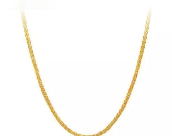 24k Gold Chain - Etsy