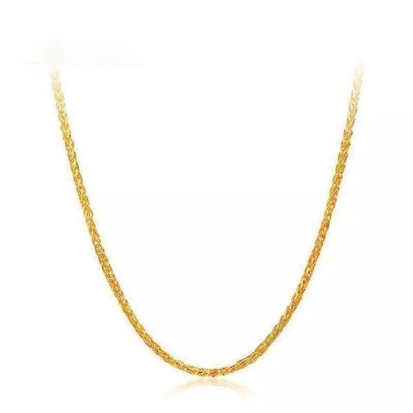 24k Gold Chain - Etsy