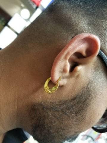 18k Gold Nattiyan Hoop Earrings Karan Aujla Nattiyan - Etsy UK