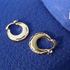 18k Gold Titanium Nattiyan Hoop Earrings, Karan Aujla Nattiyan Earrings ...