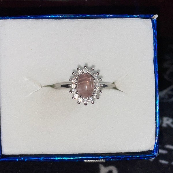 Pink Beryl Ring - Etsy