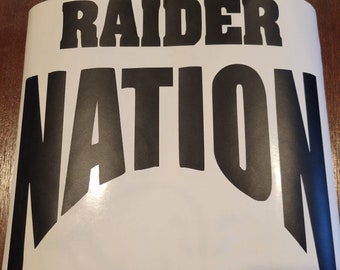 Raiders Mirror Decal - Etsy