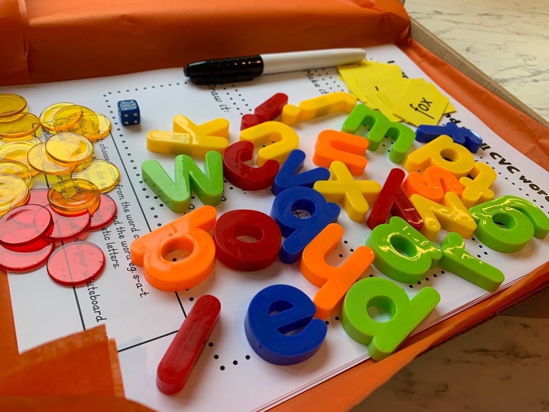 Spelling Learning Box 3 Sound Words (CVC) - Etsy Österreich