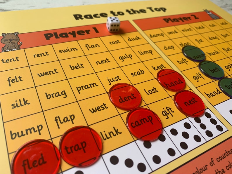 Spelling Learning Box 4 Sound Words - Etsy