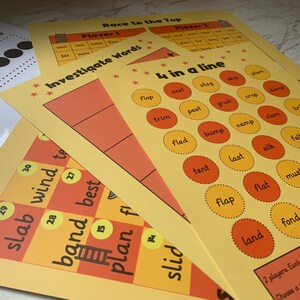 Spelling Learning Box 4 Sound Words - Etsy