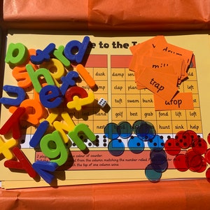 Spelling Learning Box 4 Sound Words - Etsy