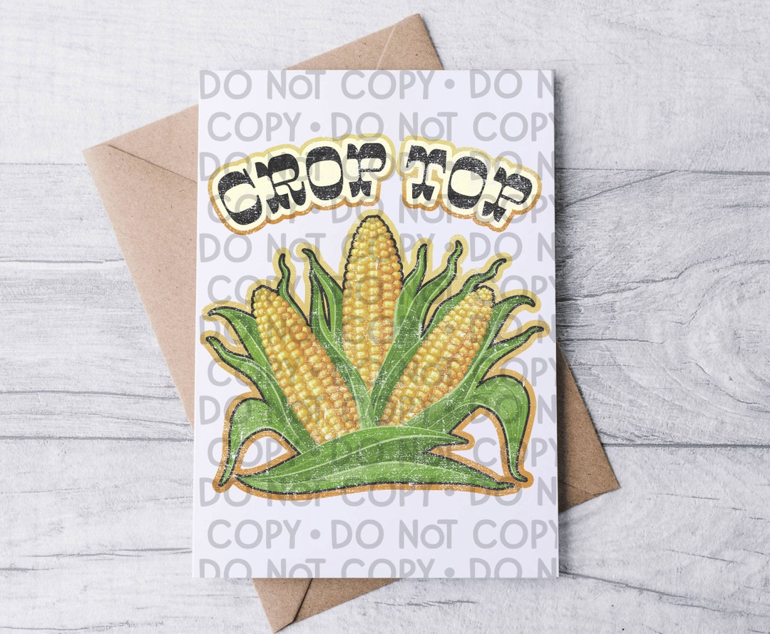 Crop Top Corn Ready to Press Sublimation - Etsy