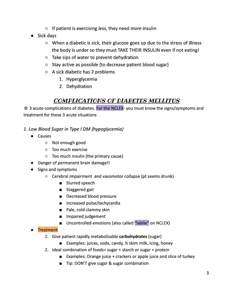 Mark Klimek NCLEX Review Notes | 23 PAGES - Etsy