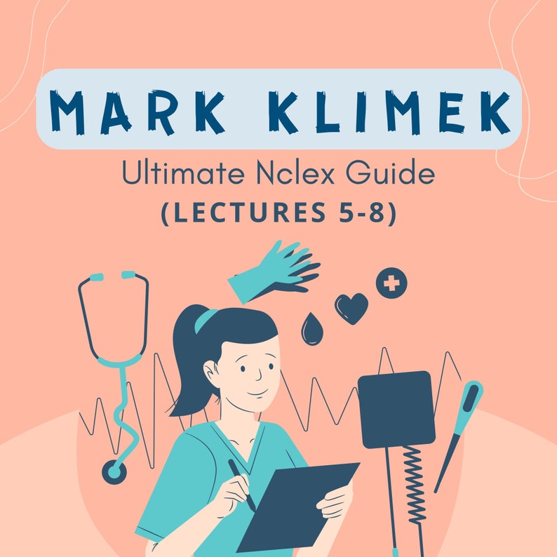 Mark Klimek NCLEX Review Notes | 23 PAGES - Etsy