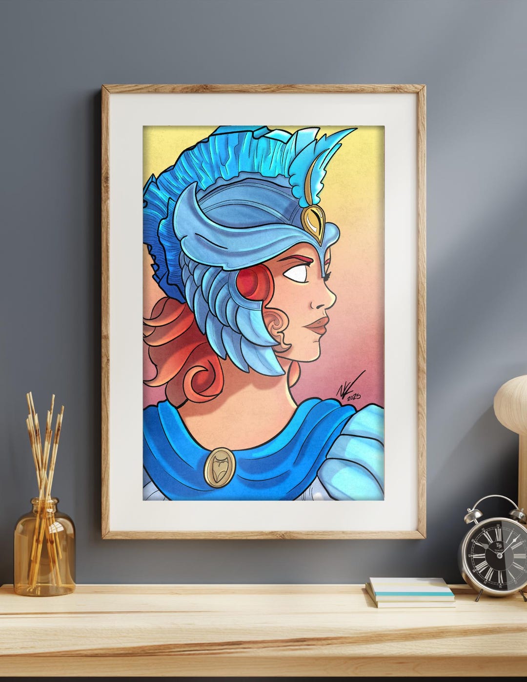 Athena Greek Goddess of Wisdom and War 5x7 and 8x10 Print Greek Gods ...