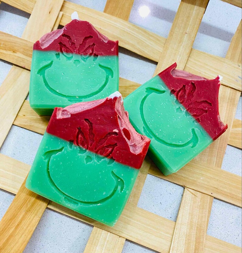 Grinch Organic Soap - Etsy