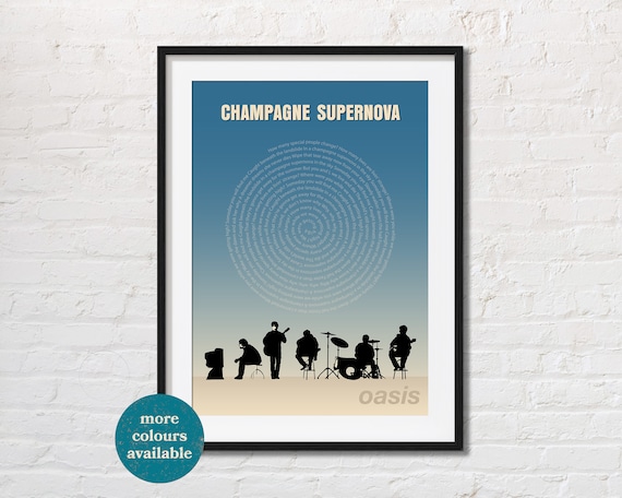 Oasis Champagne Supernova Album Cover