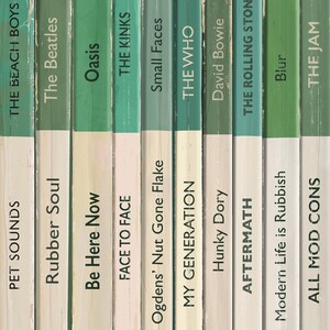 Custom Penguin Green Book Spine Poster | Personalised Vintage Book ...