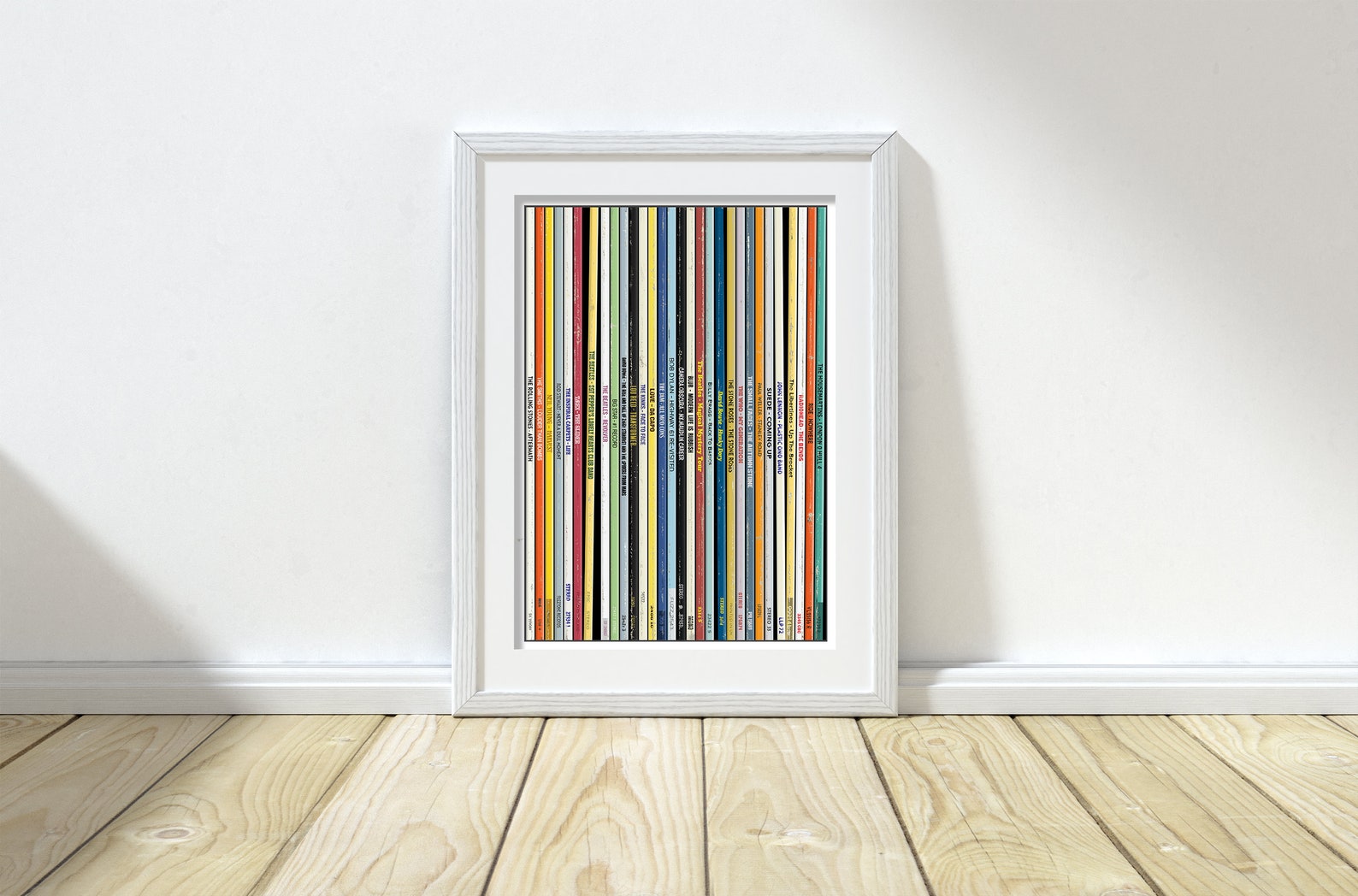 Personalised 30 Vinyl Record Spine Poster Custom Album Print - Etsy