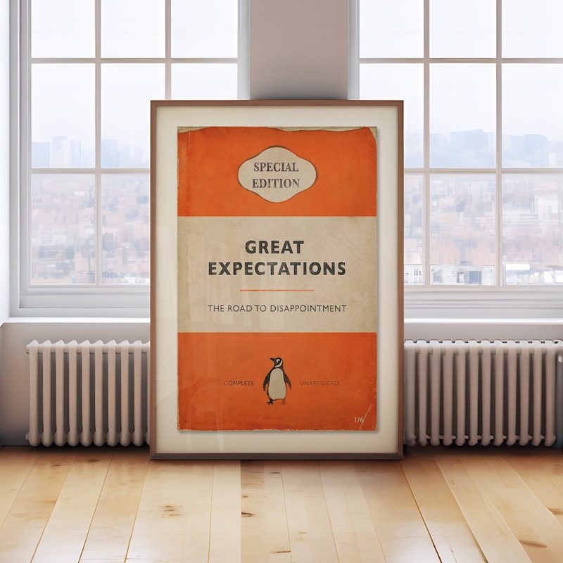 Penguin Book Poster - Etsy UK