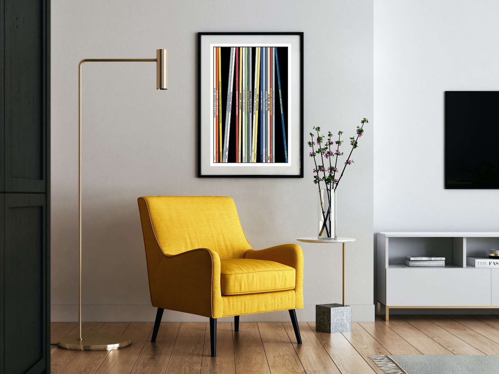 Personalised 20 Vinyl Record Spine Poster | Custom Album Print | Music ...