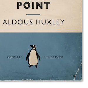 Custom Penguin Book Cover Poster | Personalised Vintage Book Print ...
